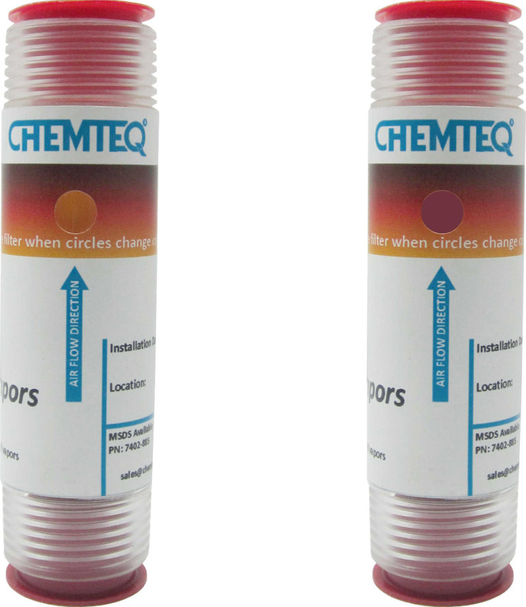 Acids Filter with ESLI . filter with end of service life indicator.
