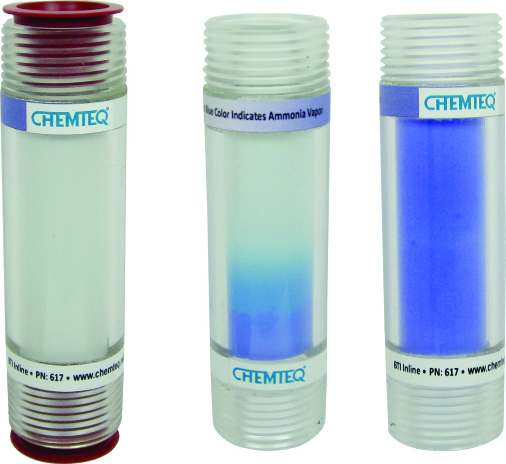 Ammonia Vapor Breakthrough Indicator-Inline. Reliable and cost effective