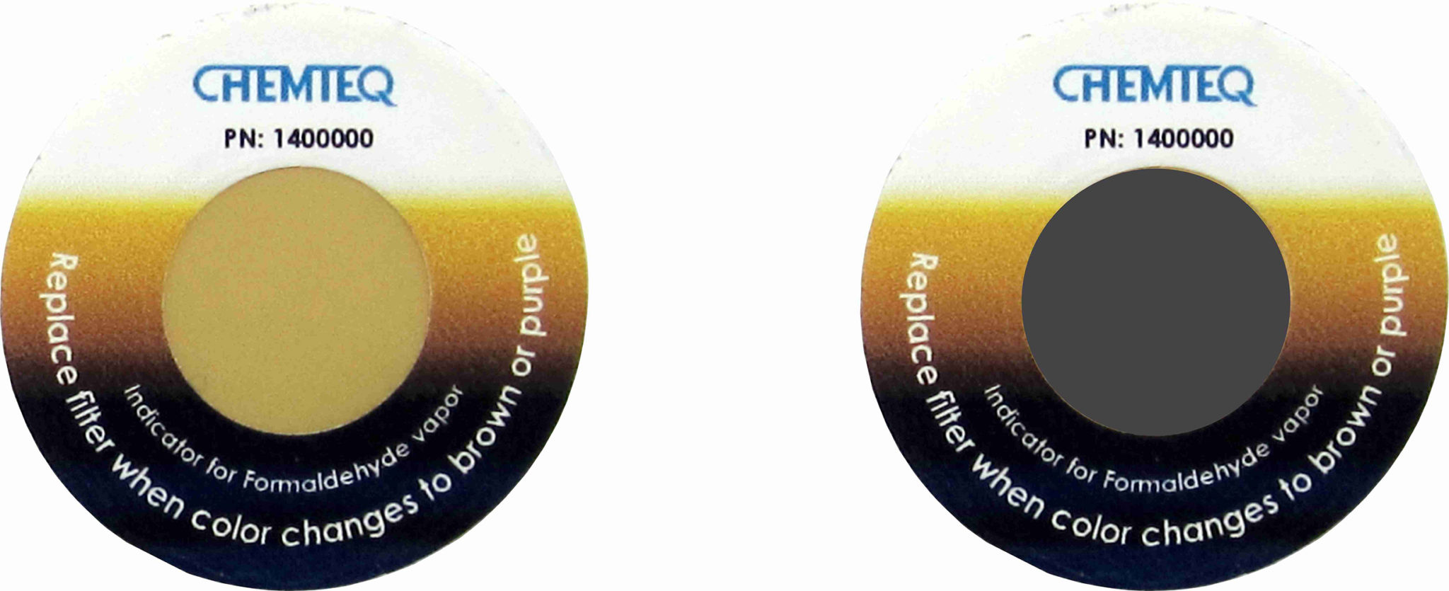 Formaldehyde Filter Breakthrough-Indicator Sticker – BTIS