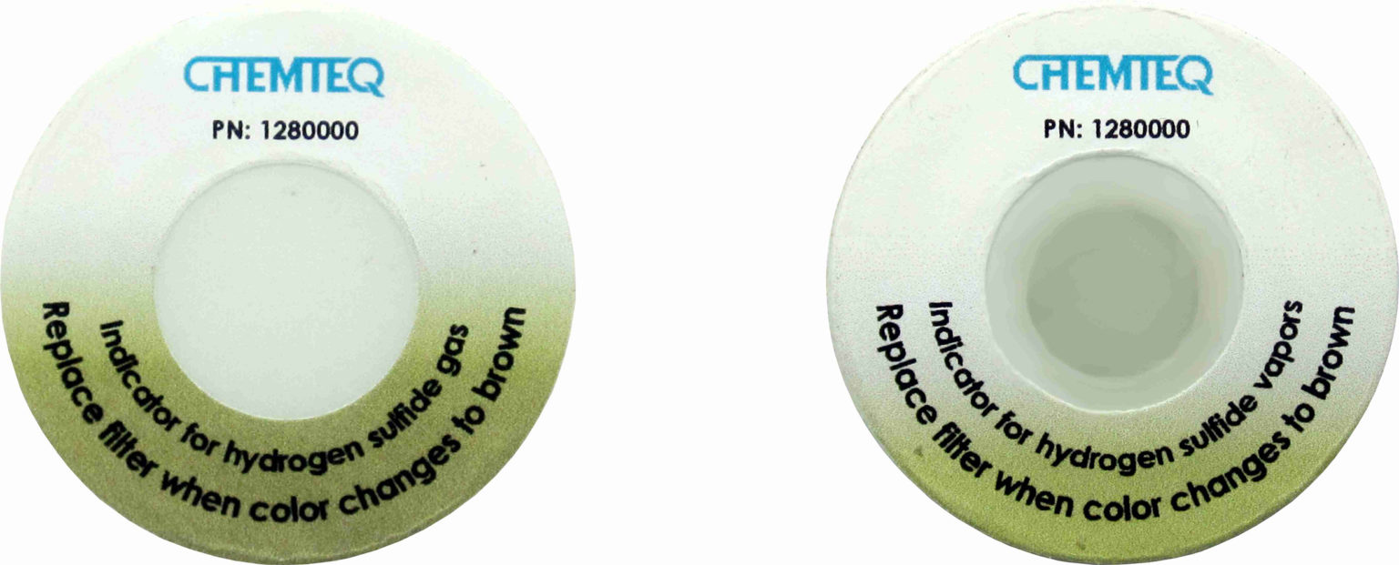 Hydrogen Sulfide Filter Breakthrough-Indicator Sticker – BTIS