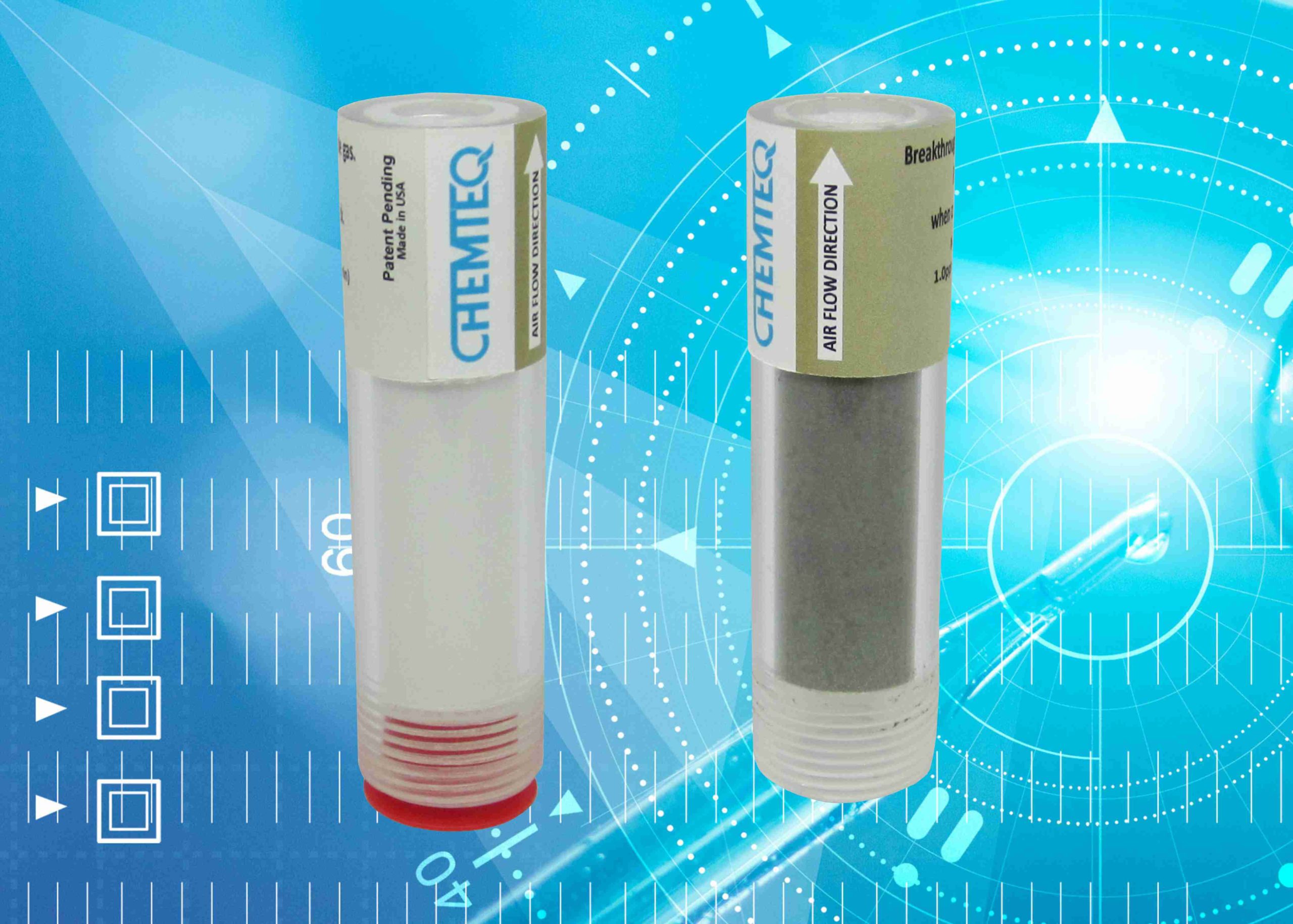 Hydrogen Sulfide Filter Change Indicator. Real time and direct read.