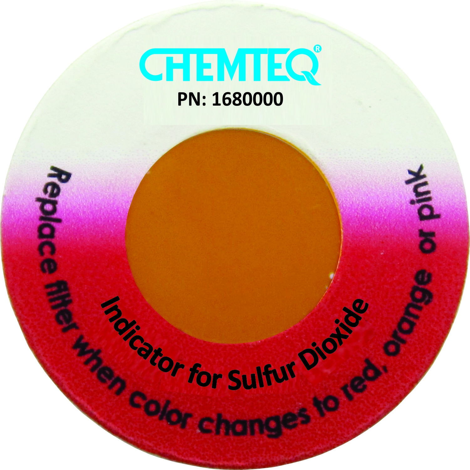 Nitrogen Dioxide Filter Breakthrough-Indicator Sticker – BTIS