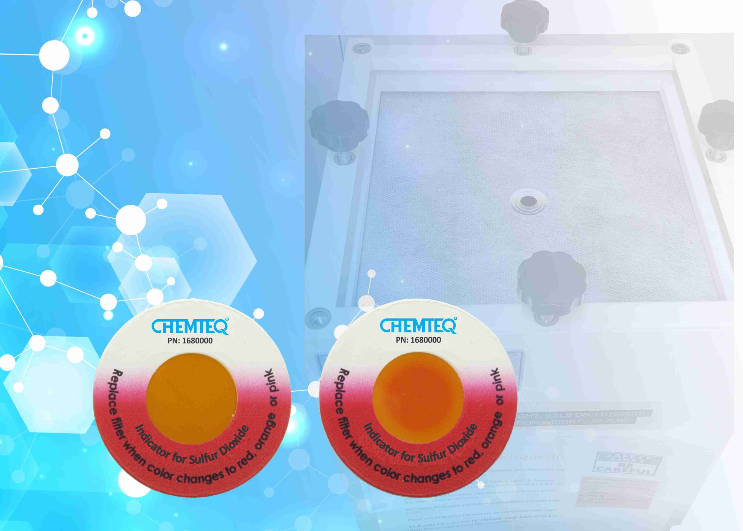 Sulfur Dioxide Filter Breakthrough-Indicator Sticker – BTIS