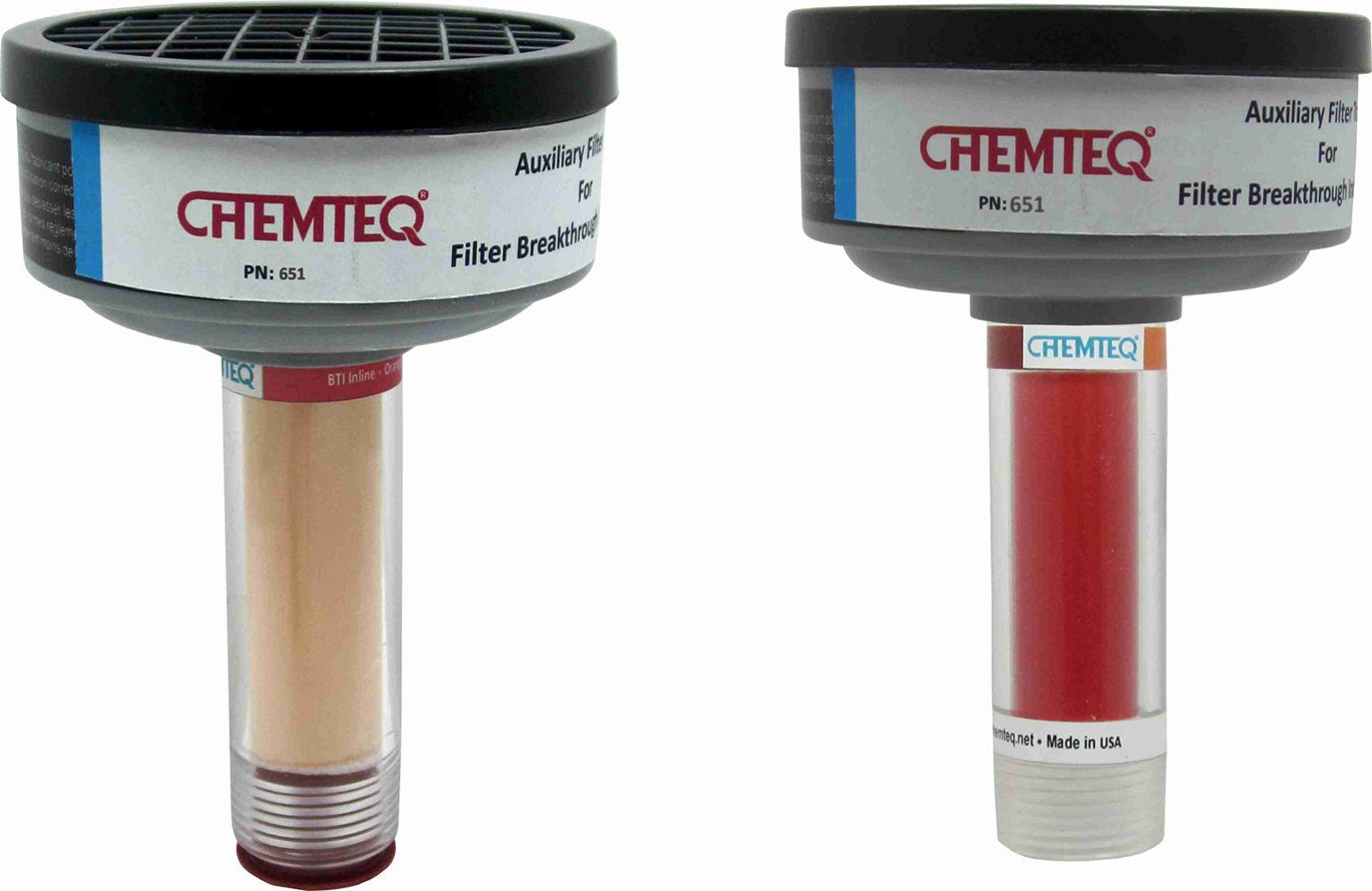 Acids Breakthrough Indicator (BTI AFT). Detector for acid vapors