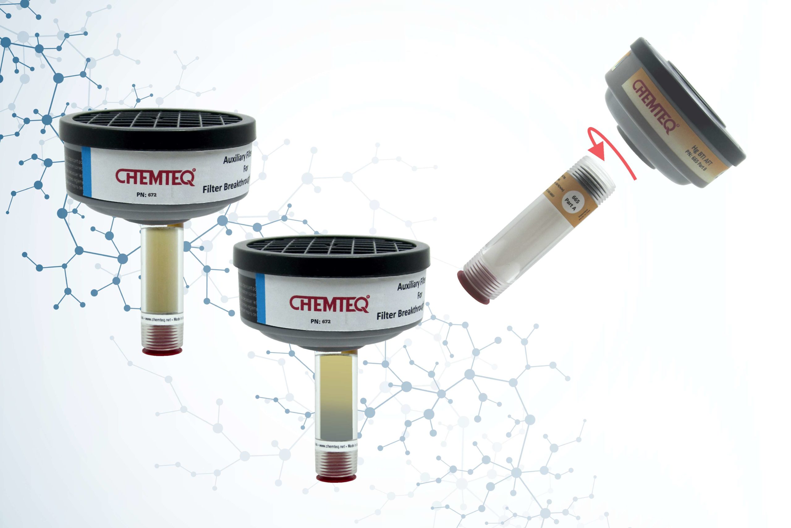 Glutaraldehyde Breakthrough Indicator (BTI-AFT).Filter Change Indicator