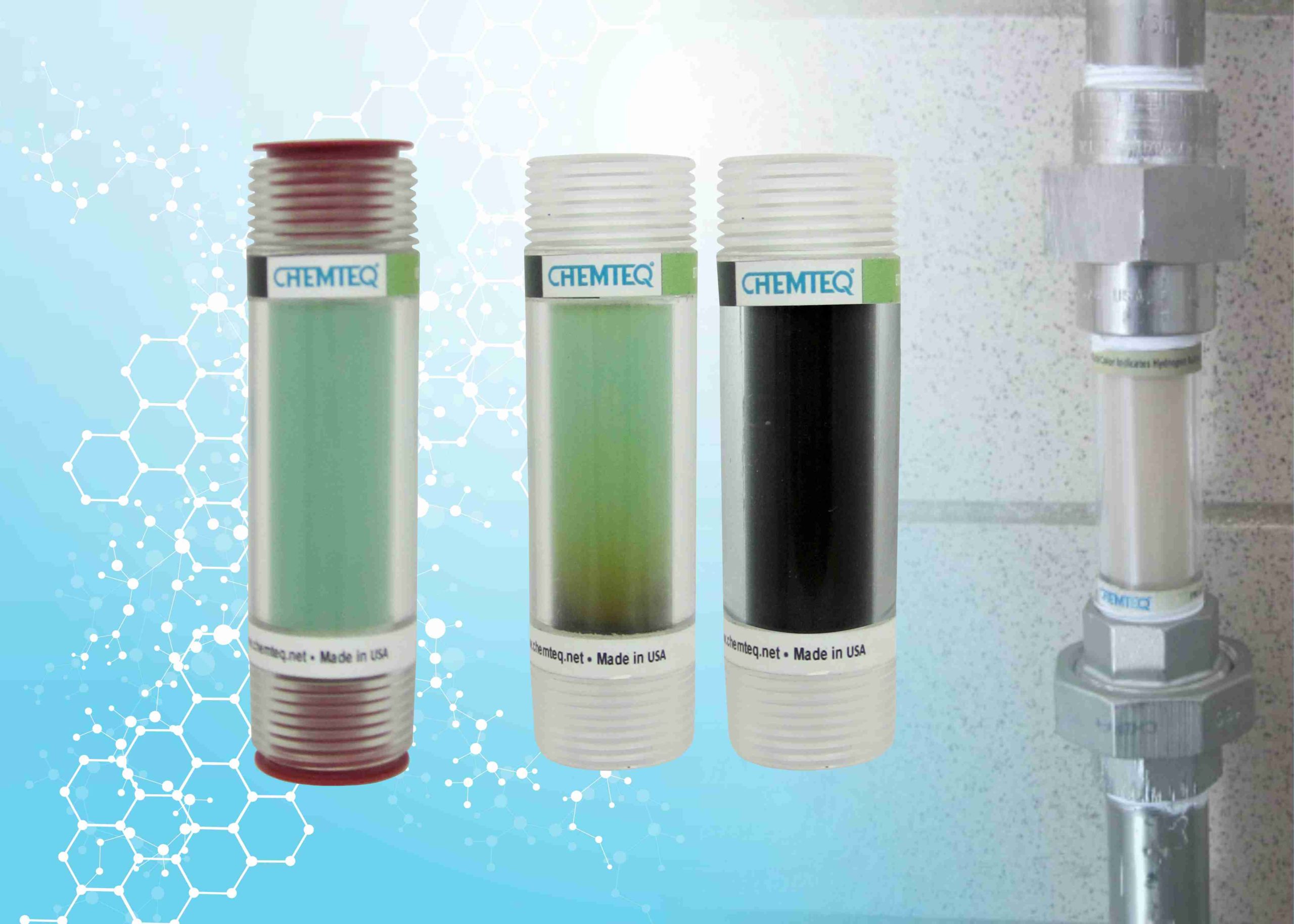 Hydrogen Sulfide Breakthrough Indicator-Inline-Waterproof. Reliable