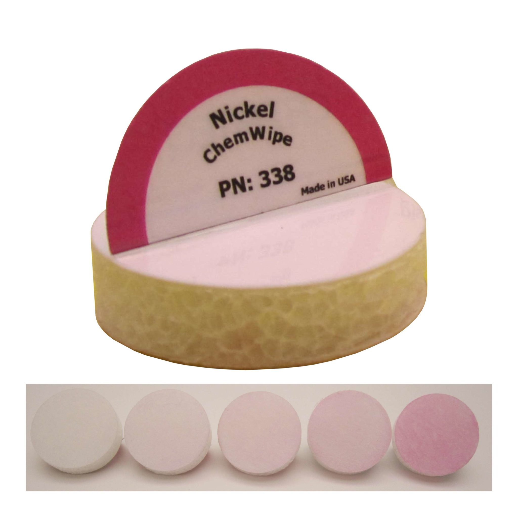 Nickel II Compounds Surface Contamination Testing ChemWipe