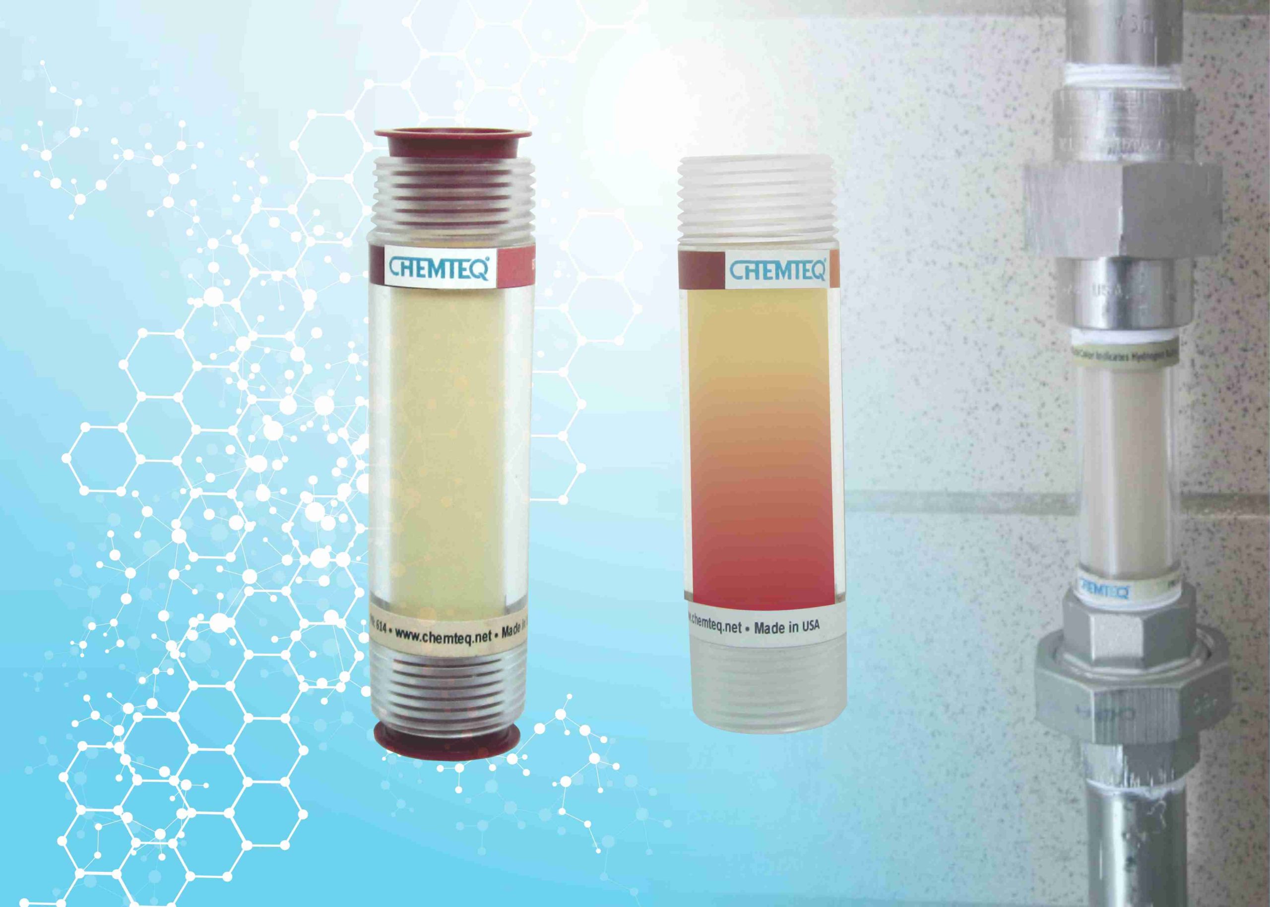 Organic Vapors Breakthrough Indicator-Inline. Reliable indicator