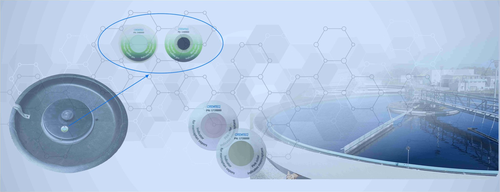 Sewer Manhole Filter Breakthrough Indicator Stickers (BTIS SMF).