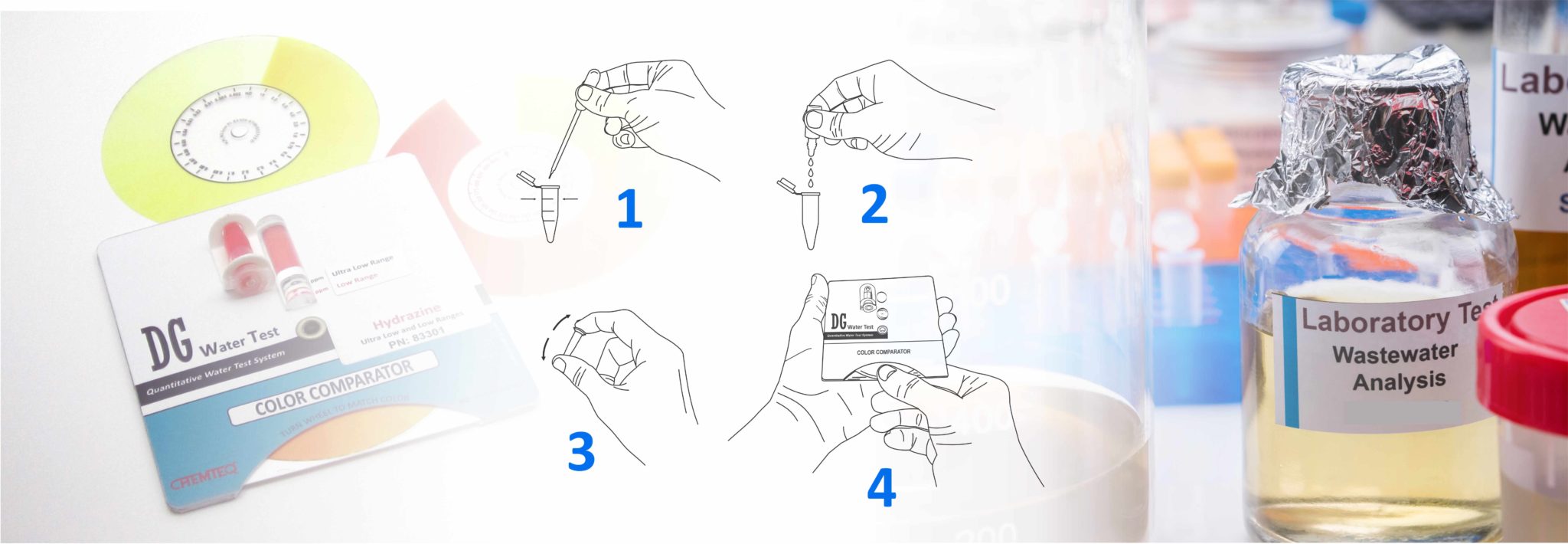 DG Water Analysis Kits for chromium 6 and hydrazine